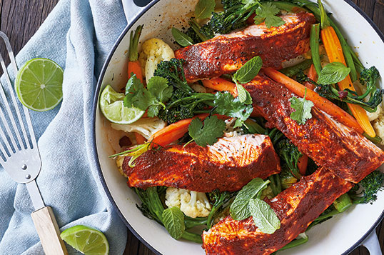 Tandoori salmon | CSIRO Total Wellbeing Diet