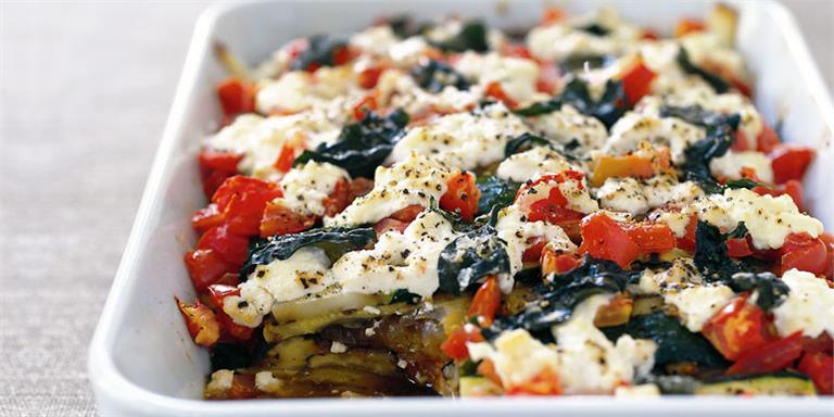 Nutritiously baked Mediterranean vegetables with ricotta | CSIRO Total ...