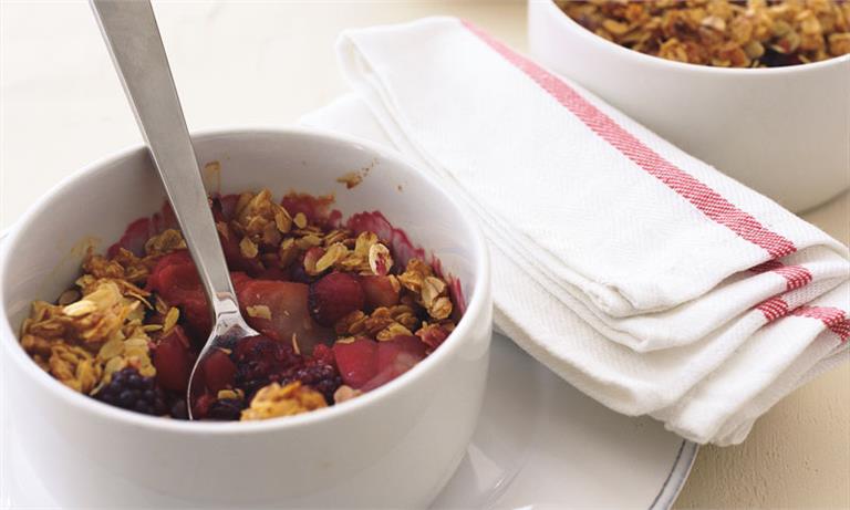 Apple And Berry Crumble Csiro Total Wellbeing Diet